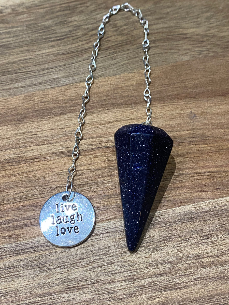 Blue Goldstone Pendulum – Earth Vibrations