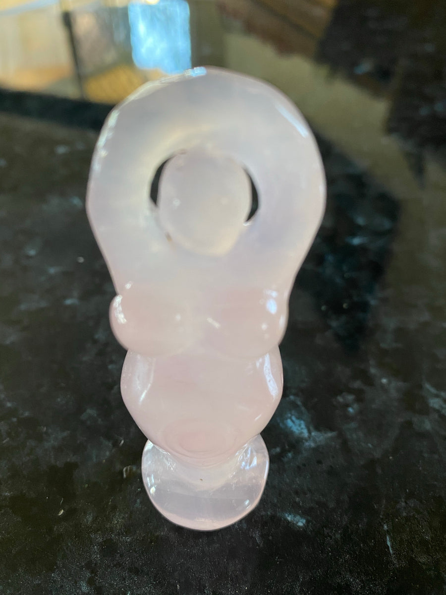 Rose Quartz Goddess Statue – Earth Vibrations