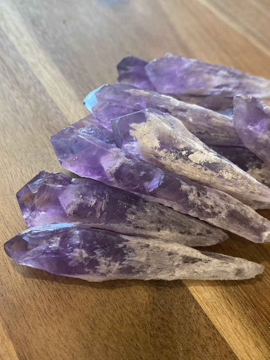 Bahia Amethyst Raw Points – Earth Vibrations