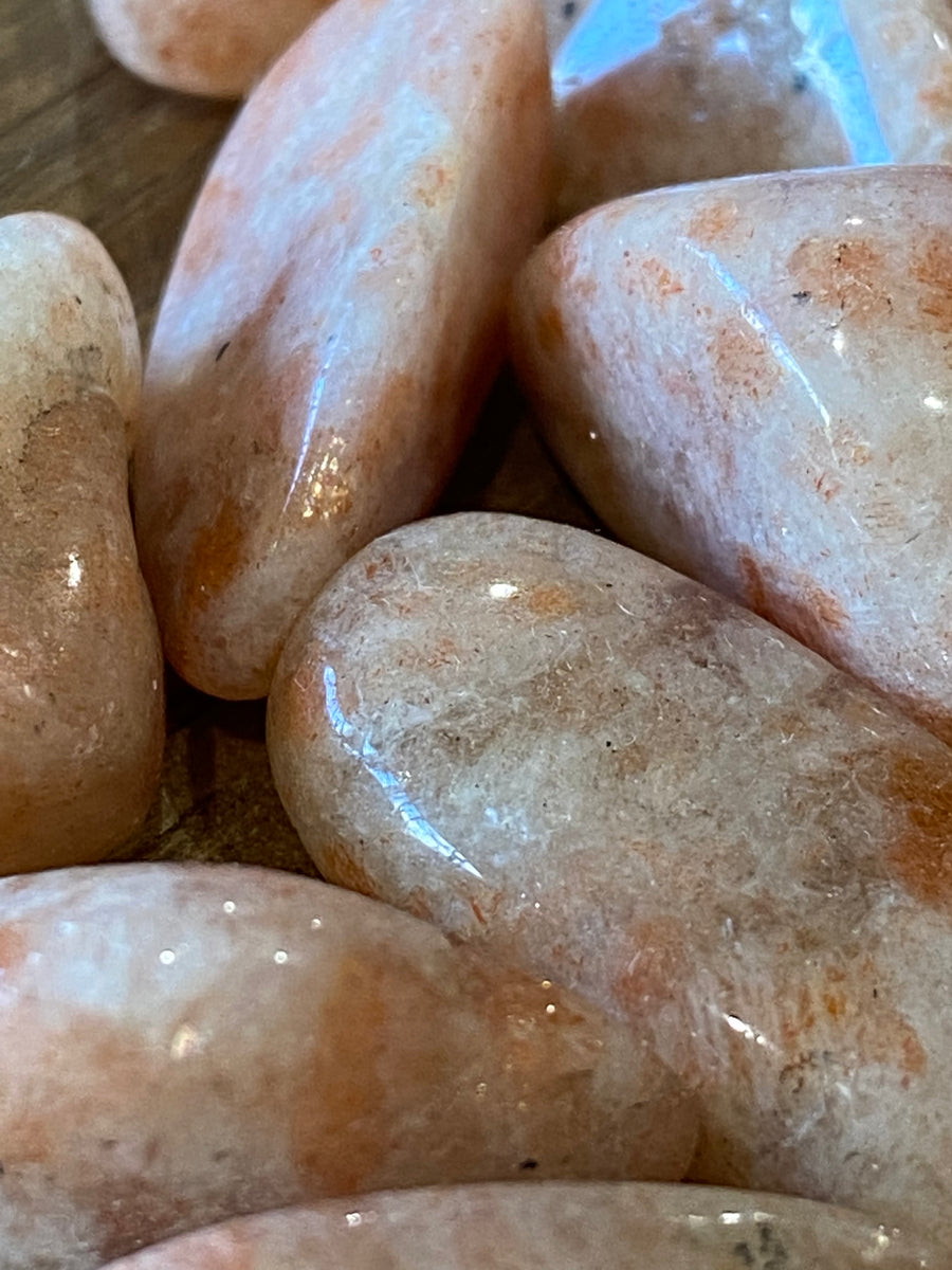 Sunstone Tumble Stones – Earth Vibrations