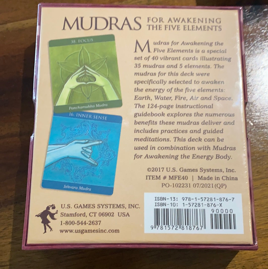 Mudras for Awakening The Five Elements Deck & Book Set – Earth Vibrations