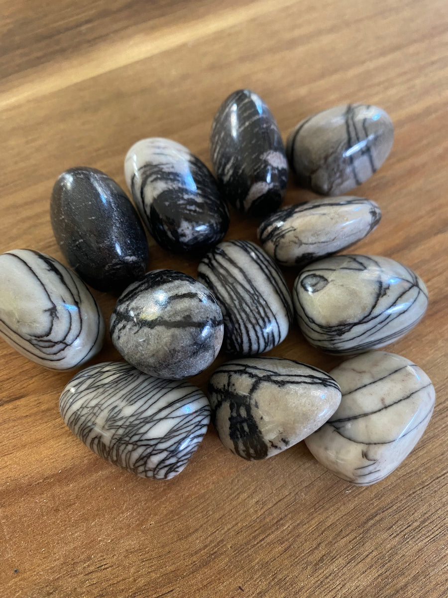Net Jasper Tumble Stone – Earth Vibrations